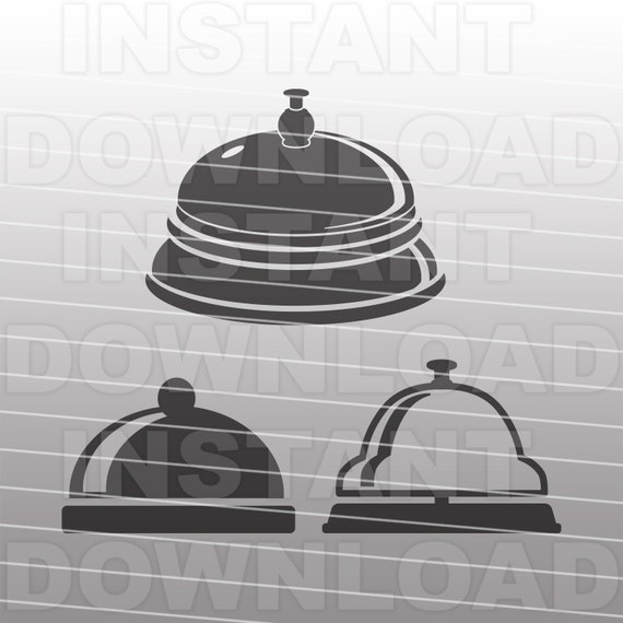 Bell SVG Fileconcierge Bell SVG Filebunco Bell Svghotel | Etsy