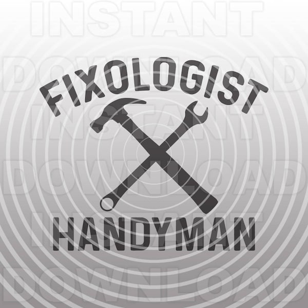 Maintenance Man Svg - Etsy