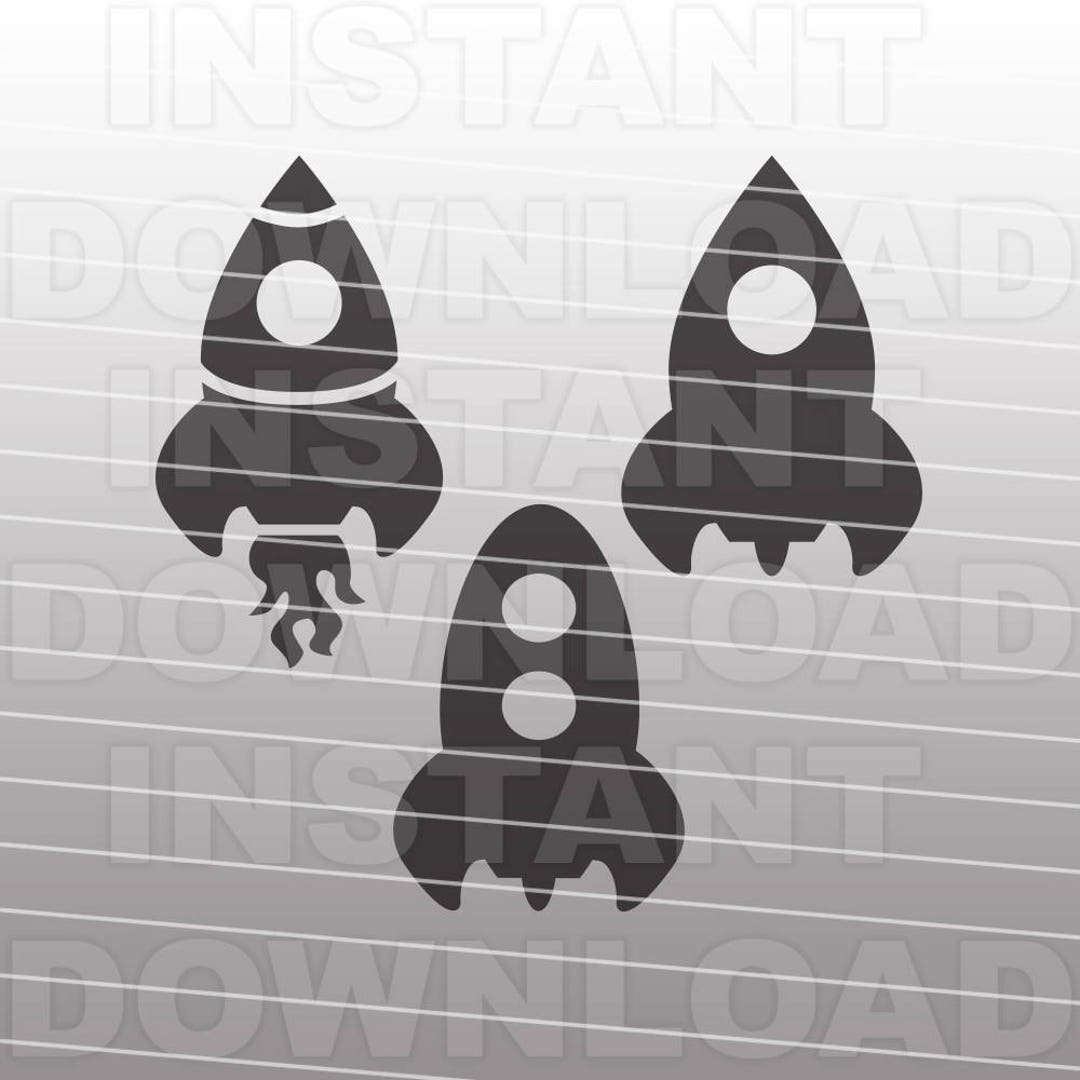 Rocket SVG File,baby Nursery SVG File,cutting Template-vector Clip Art ...