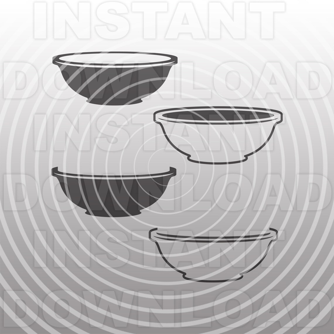 Empty Bowl Svgsalad Bowl Svgsoup Bowl Svgpasta Bowl - Etsy