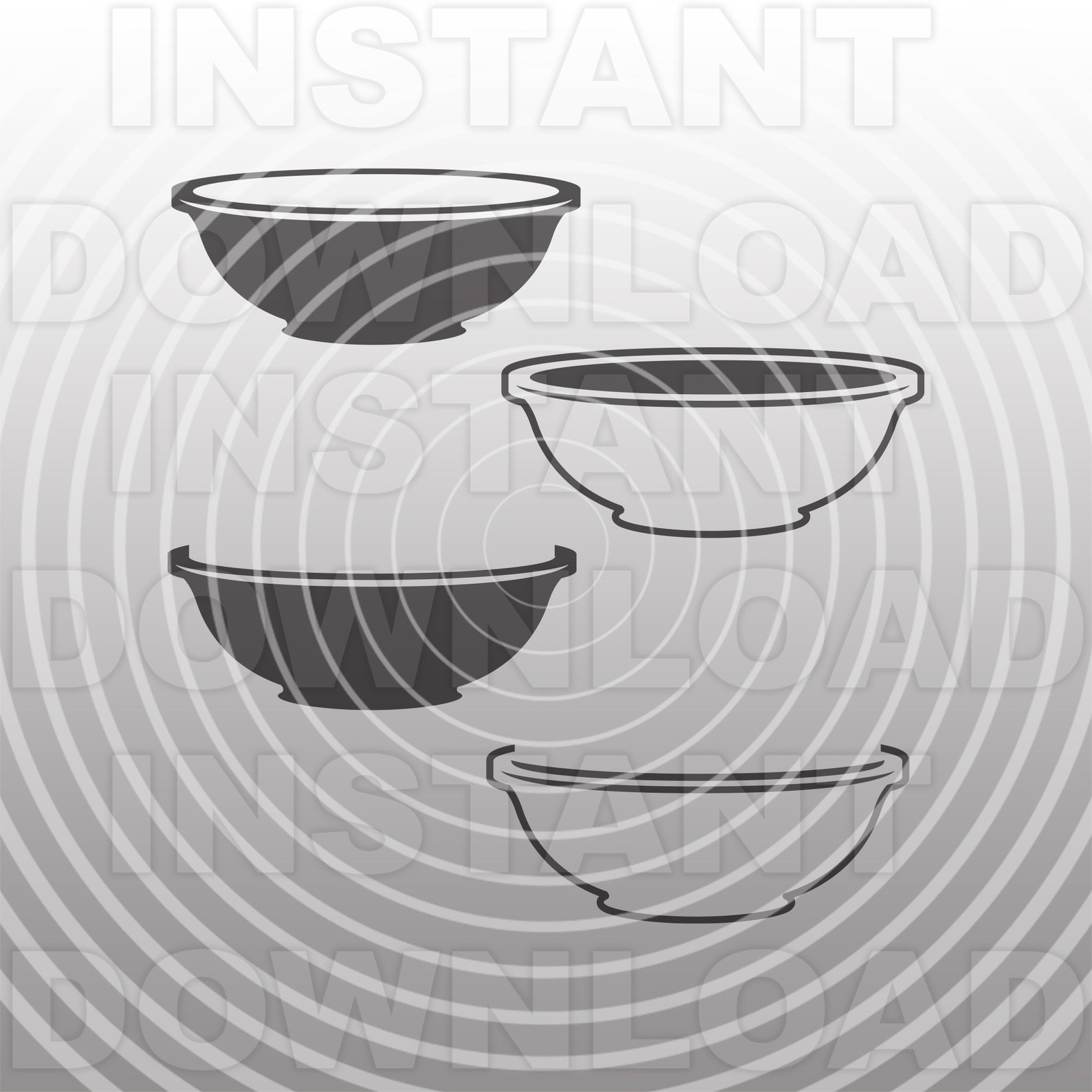 Empty Bowl Svgsalad Bowl Svgsoup Bowl Svgpasta Bowl - Etsy