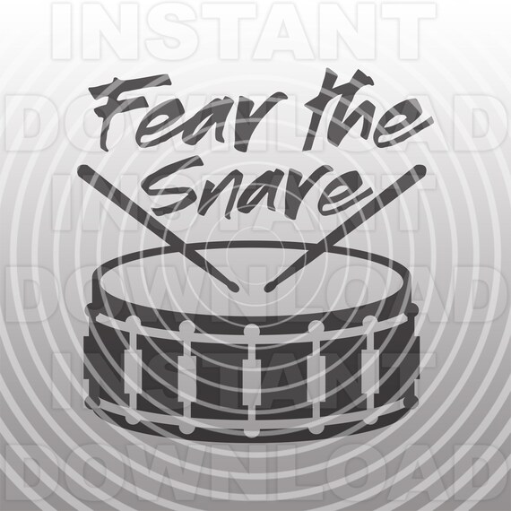 Snare Drum SVG Filefear the Snare Percussion Drumming - Etsy Ireland