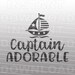 Captain Adorable SVG File,baby Boy Svg,nautical New Baby Svg -vector ...