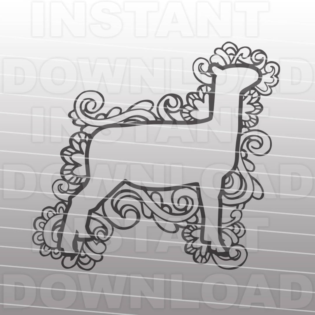Show Lamb SVG File,sheep Svg,lamb Doodle SVG,4H Svg -for Commercial ...