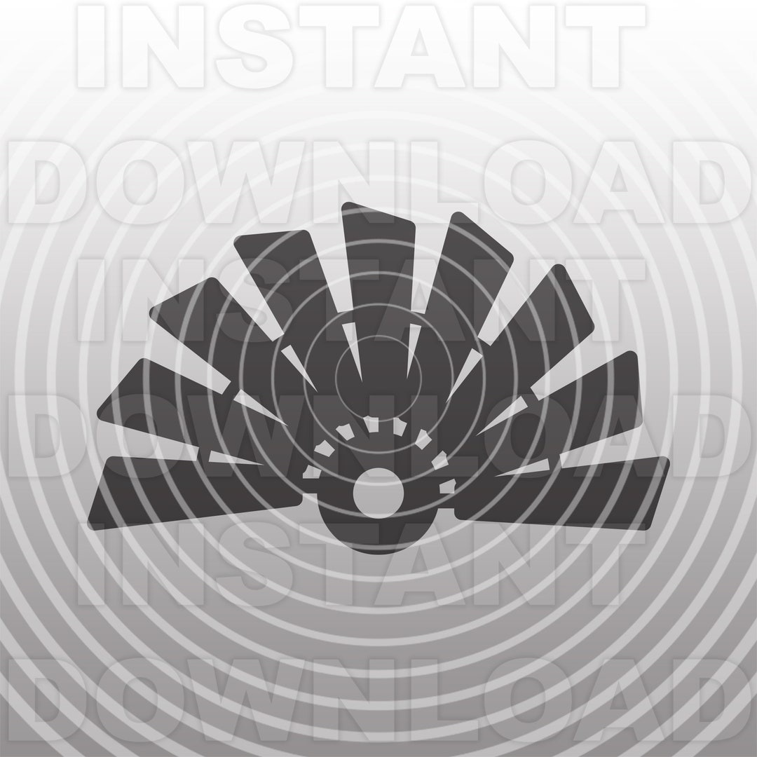 Framhouse Half Windmill SVG File,farmhouse Monogram SVG -commercial ...