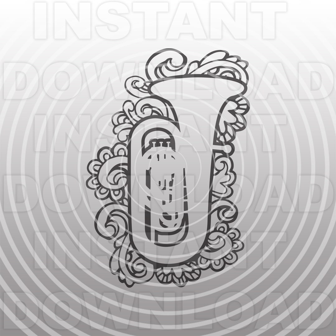 Tuba SVG File,marching Band Svg,tuba Doodle Drawing Svg,orchestra Svg ...