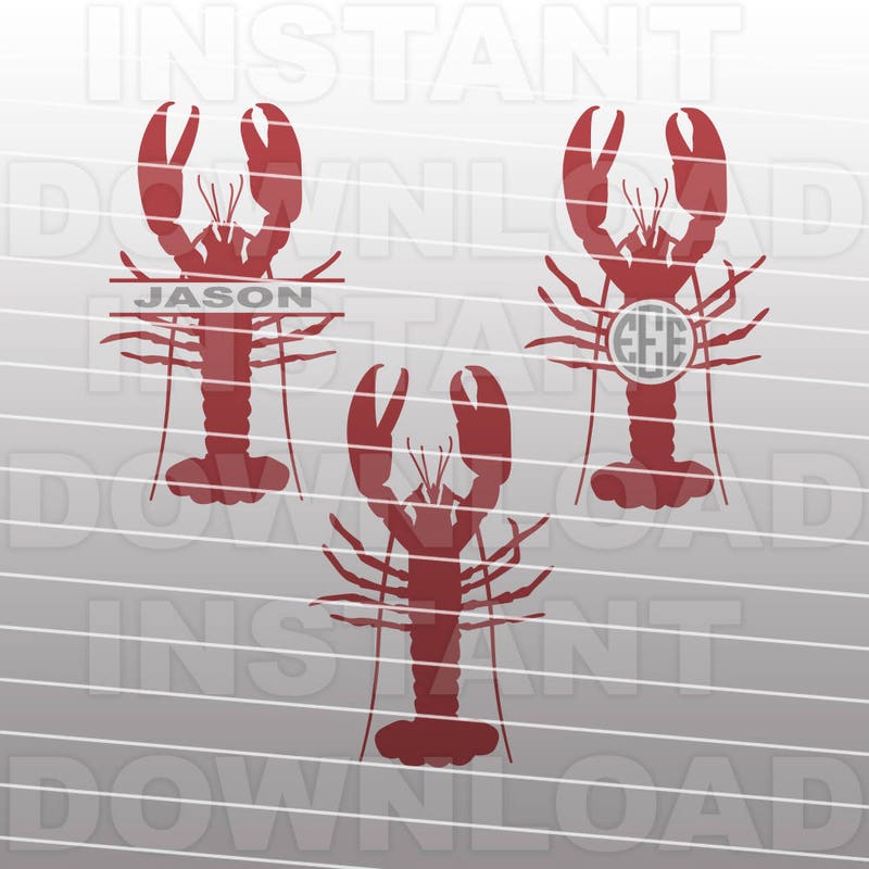 Lobster Svg - Etsy