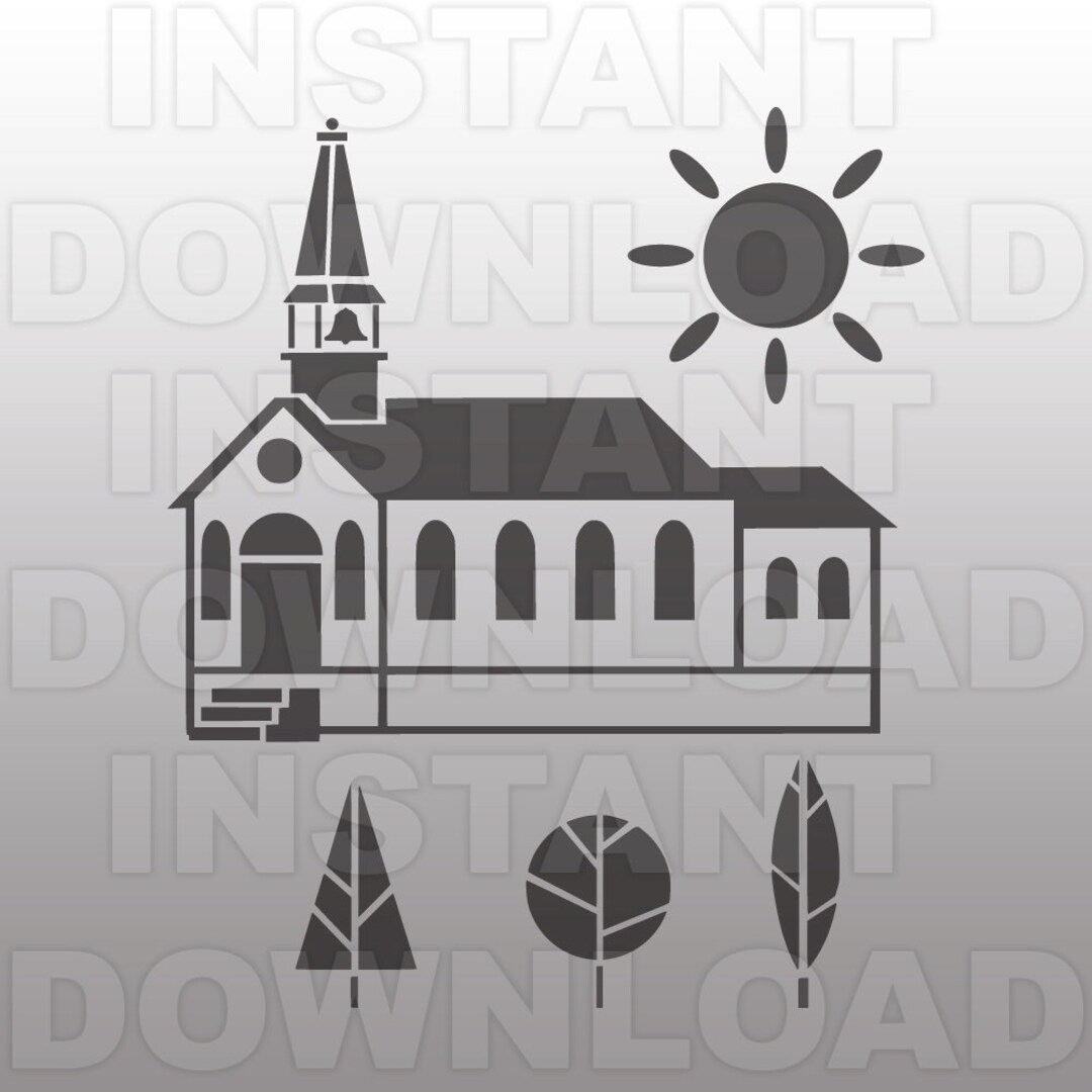 Church SVG File,wedding Chapel Svg,wedding SVG File-cut File-vector ...