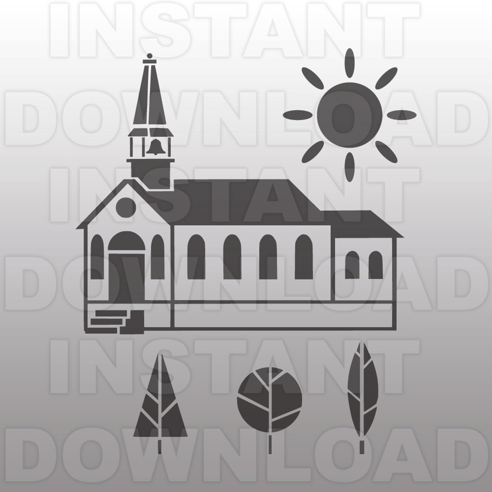 Kirche SVG-Datei, Hochzeit Kapelle SVG, Hochzeit SVG-Datei-Schnittdatei ...