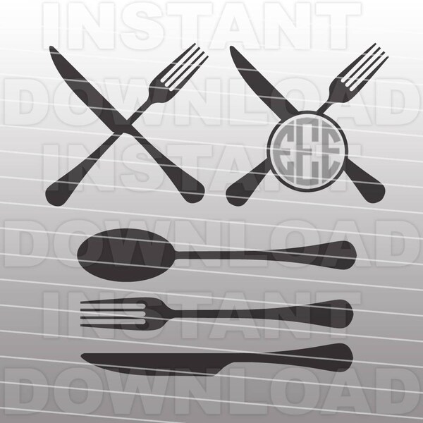 Silverware Template - Etsy
