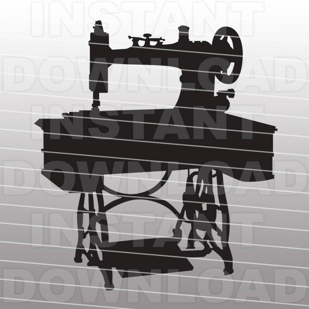 Sewing Machine SVG File,sewing SVG File-cutting Template-vector Clip ...