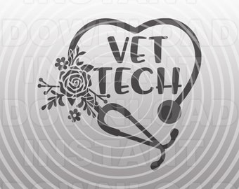 Vet Tech Vector Art | Etsy