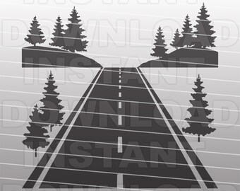 Road Svg | Etsy