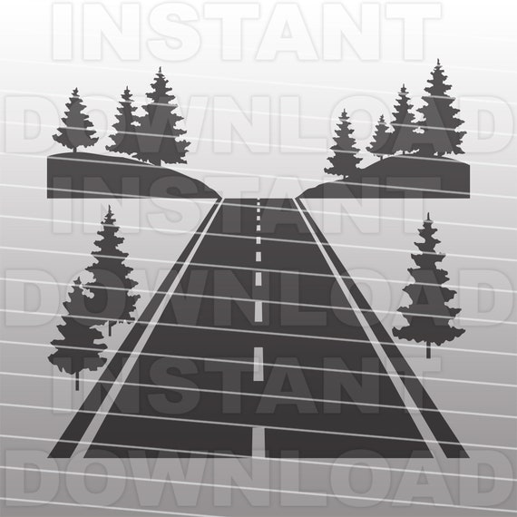Highway SVG Fileforest Svgroad Trip Svgfamily Vacation | Etsy