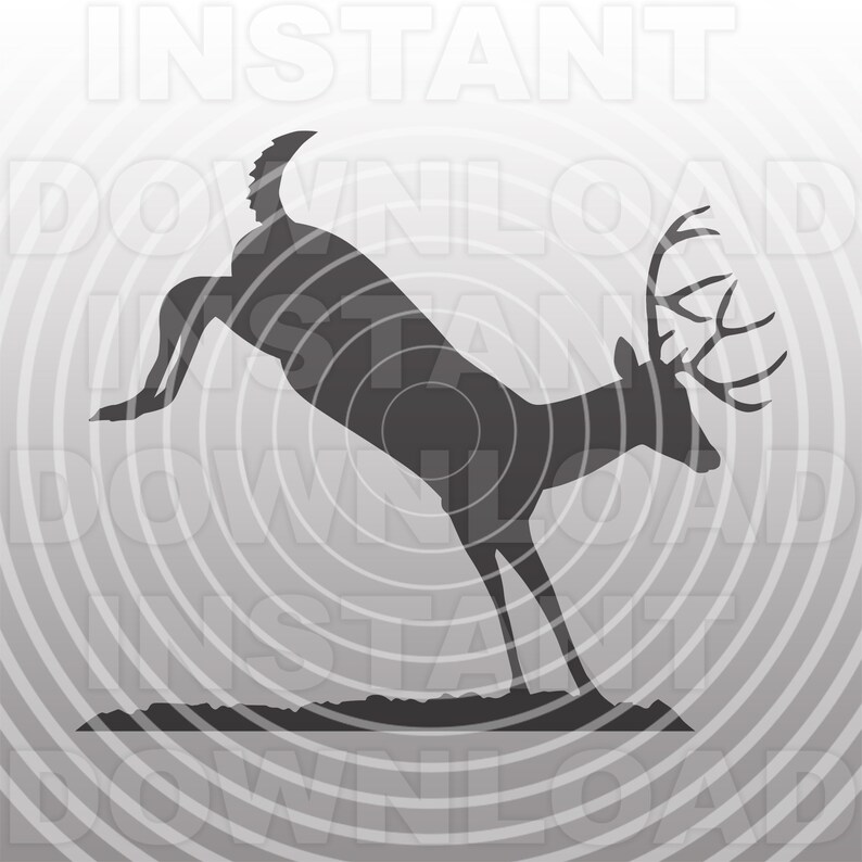 Deer Jumping SVG Filebuck Jumping Svghunter Svgdeer Hunting - Etsy