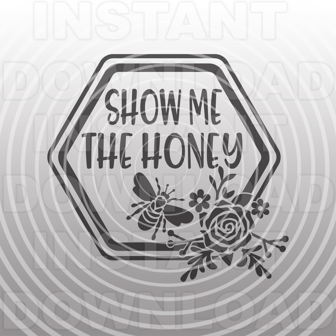 Show Me the Honey Queen Bee SVG Filebee Hive Svgbeekeeper - Etsy
