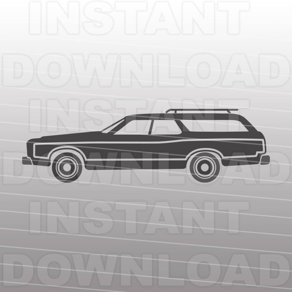 Retro Station Wagon SVG File cuttable File vector Clip Art - Etsy