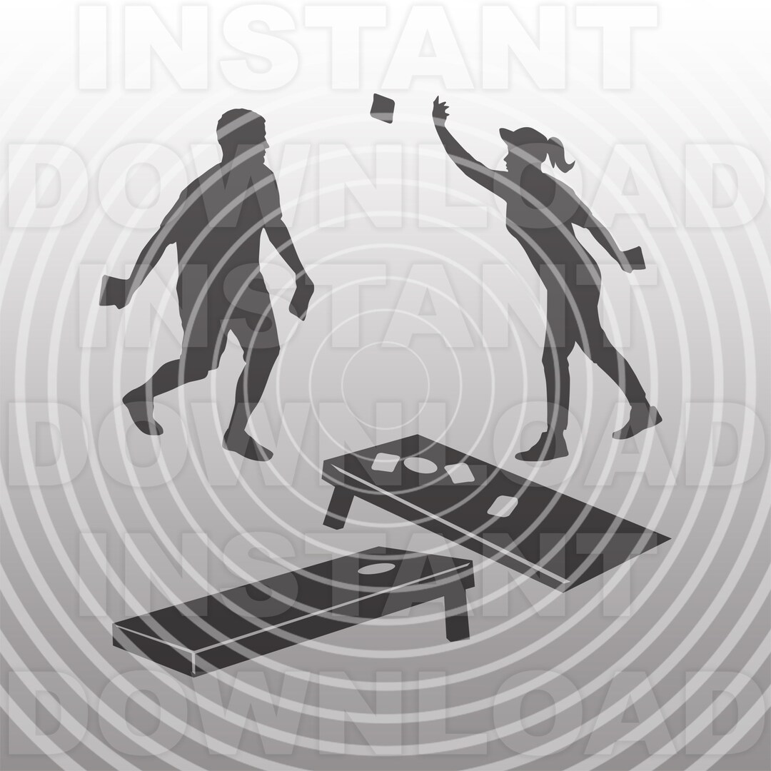 Cornhole SVG File,cornhole Boards Svg,cornhole Players Svg -personal ...