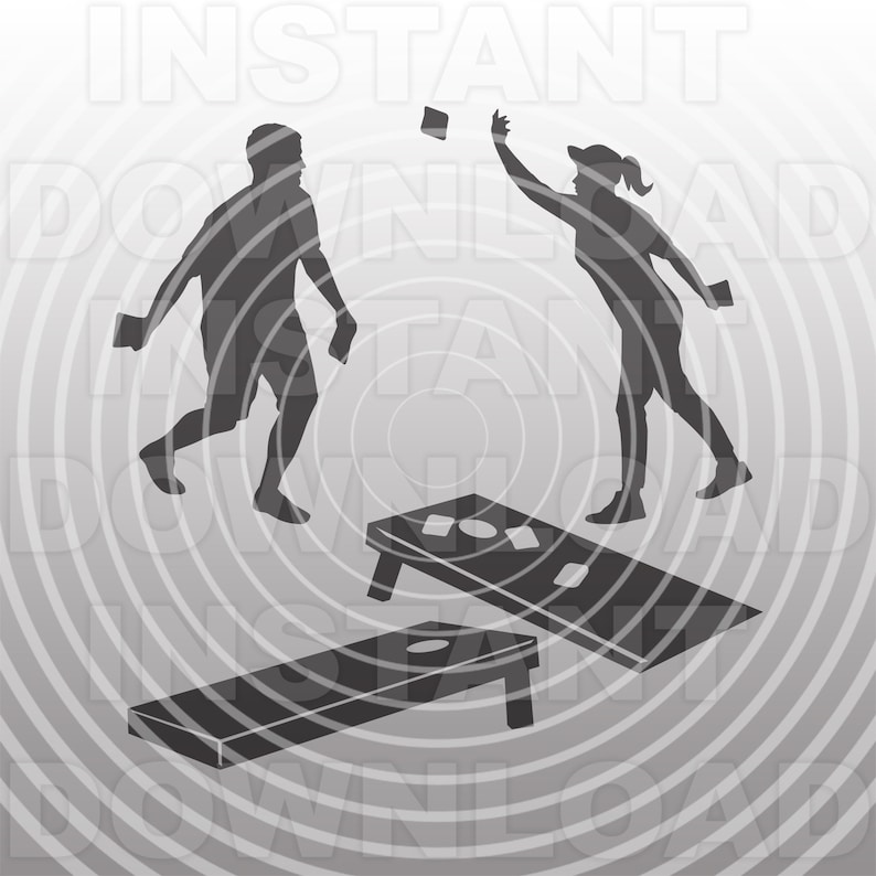 Cornhole SVG File,cornhole Boards Svg,cornhole Players Svg -personal ...