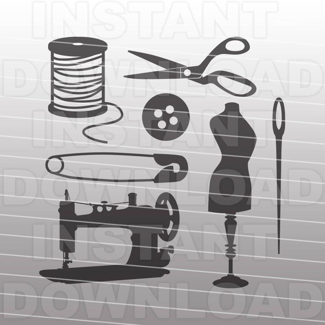 Sewing Bundle SVG File,quilter Svg,crafter Svg,seamstress Svg vector ...