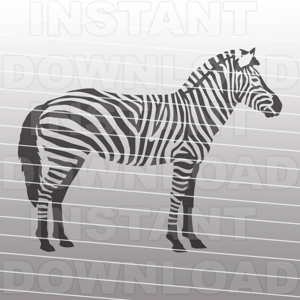 Zebra SVG FileSafari SVGAfrica svgZoo svgAnimal svg | Etsy