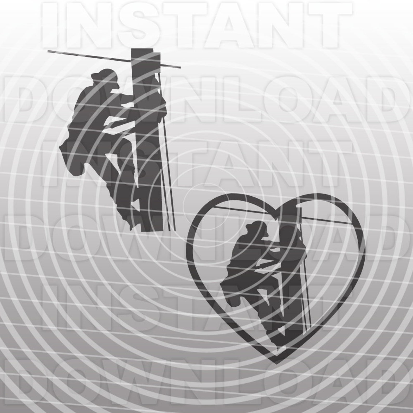 Lineman SVG File - Lineman Decal SVG File- Vector Art -commercial ...