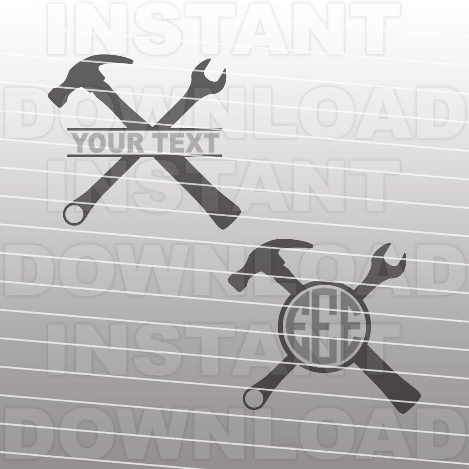 Handyman SVG Filemechanic Svgmonogram SVG File-cutting | Etsy