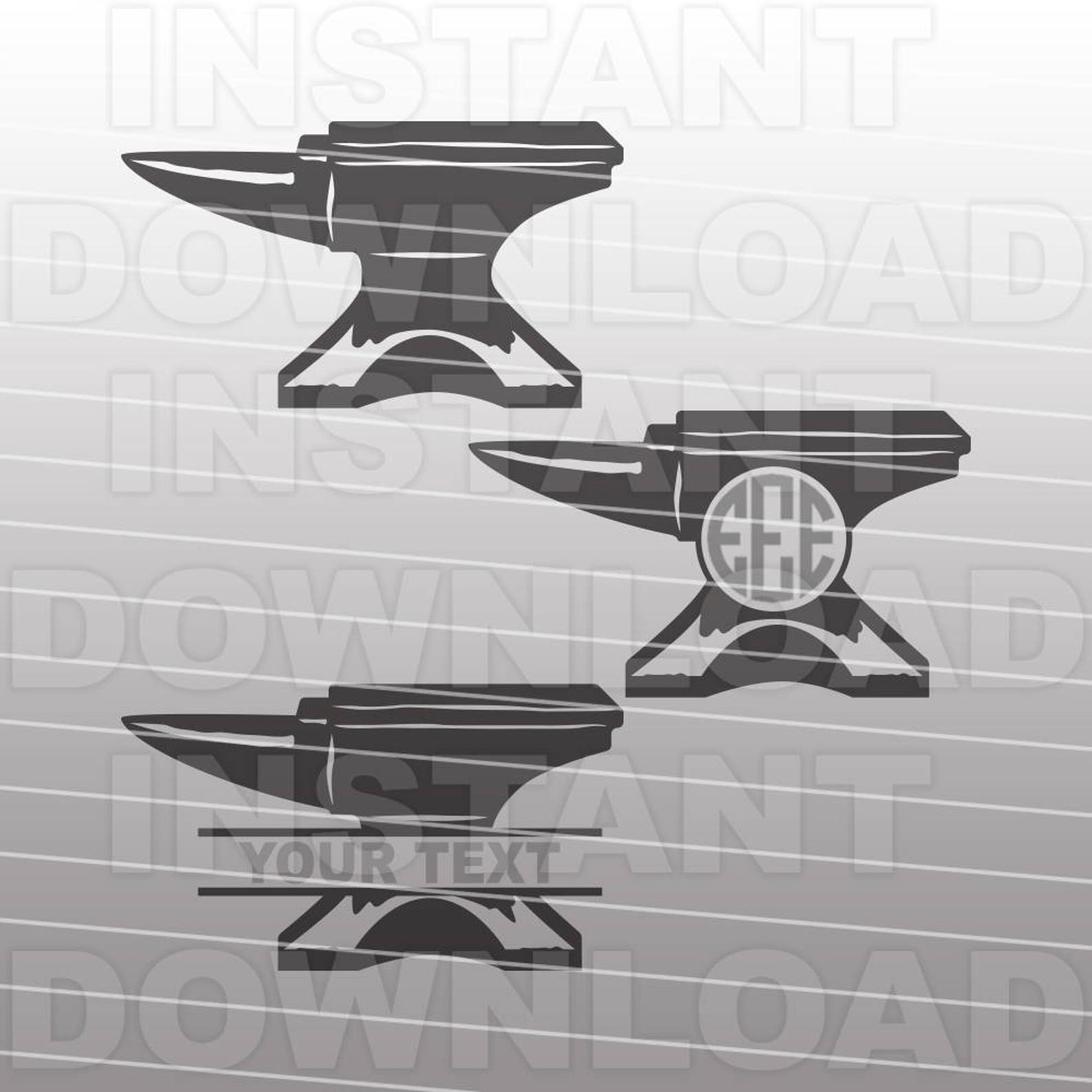 Anvil SVG Fileblacksmithing Svgblacksmith Svg cutting - Etsy