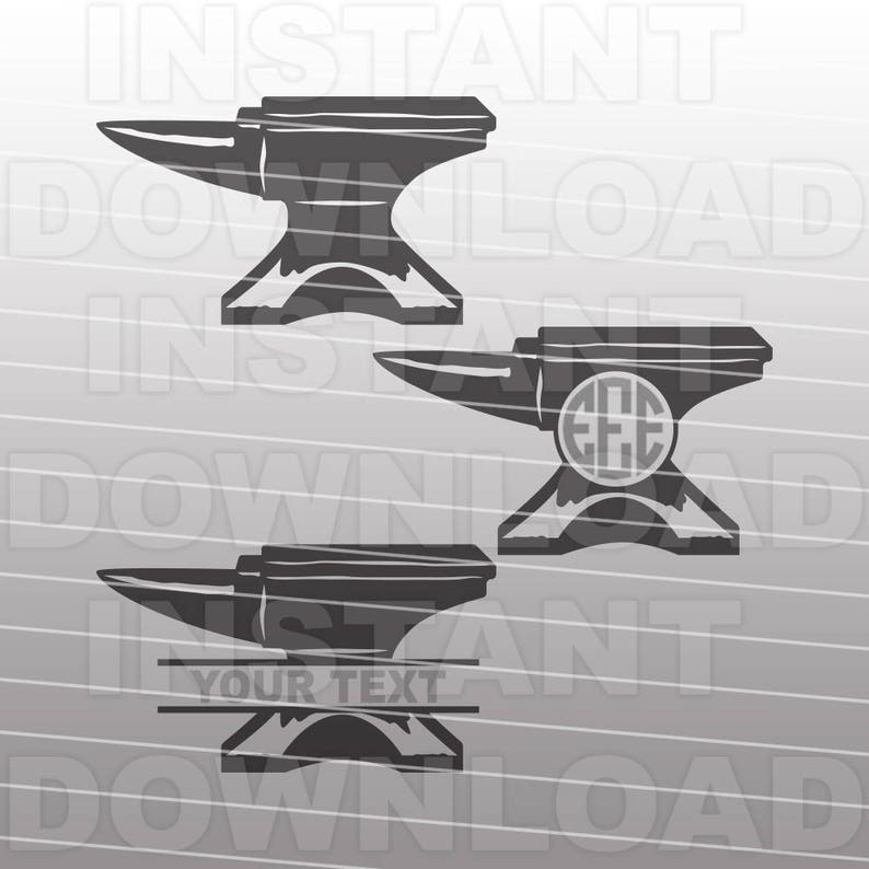 Anvil SVG File,blacksmithing Svg,blacksmith Svg -cutting Template ...