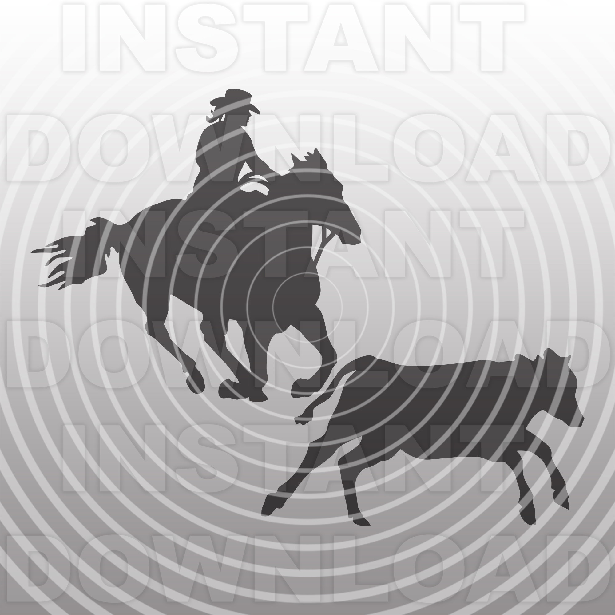 Ranch Sorting SVG File Calf Sorting Svg Cattle Svg Equestrian - Etsy