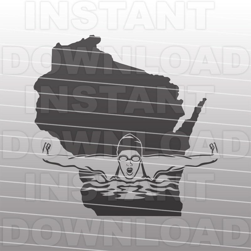 Swimming Svg - Etsy