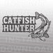 Fishing SVG File,catfish Hunter SVG File -vector Clipart for Commercial ...