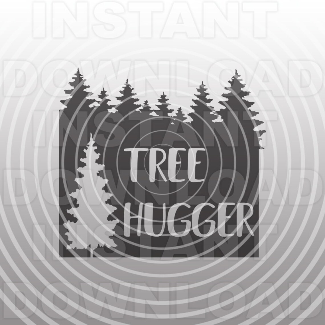 Tree Hugger SVG Fileoutdoor Camping Svgenvironmentalist - Etsy