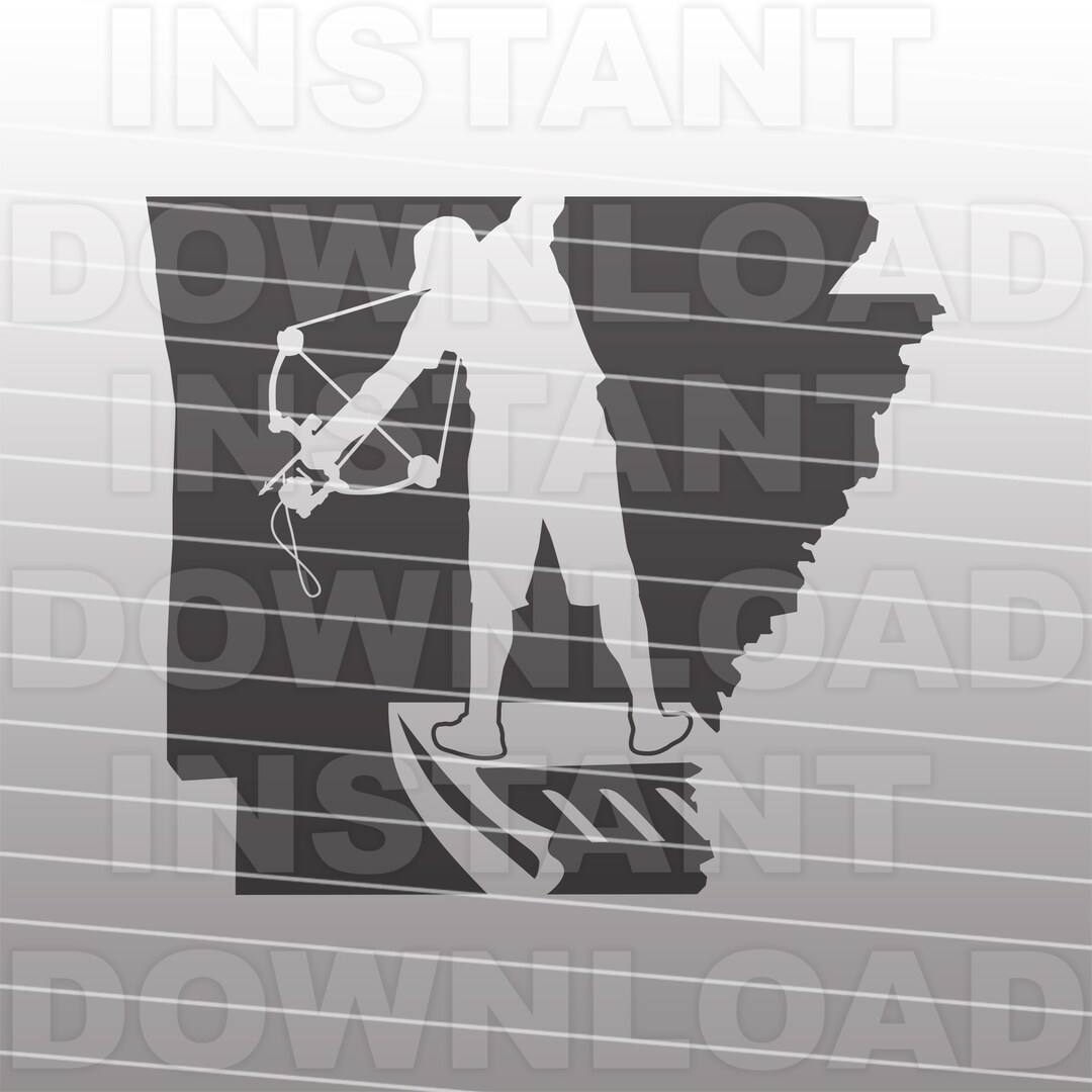 Arkansas Bowfishing SVG File,fisherman SVG -personal & Commercial Use ...