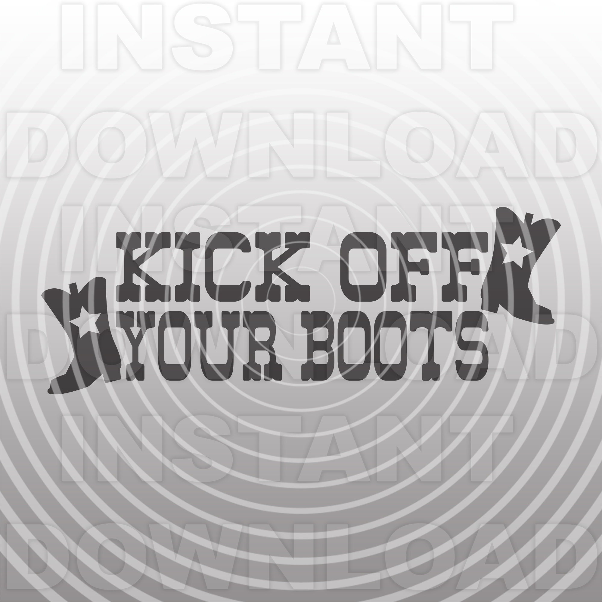 Kicking Boot Clip Art