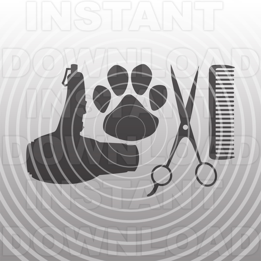 LOVE Dog Grooming SVG File,dog Groomer Svg,dog Grooming Supplies SVG ...