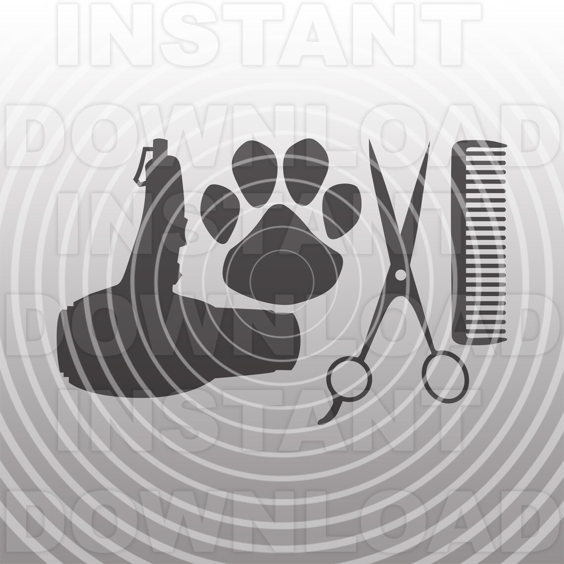 LOVE Dog Grooming SVG Filedog Groomer Svgdog Grooming - Etsy