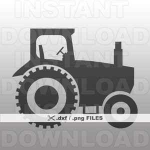 Farm Tractor DXF File - Farm Tractor PNG File - Commercial & Personal ...