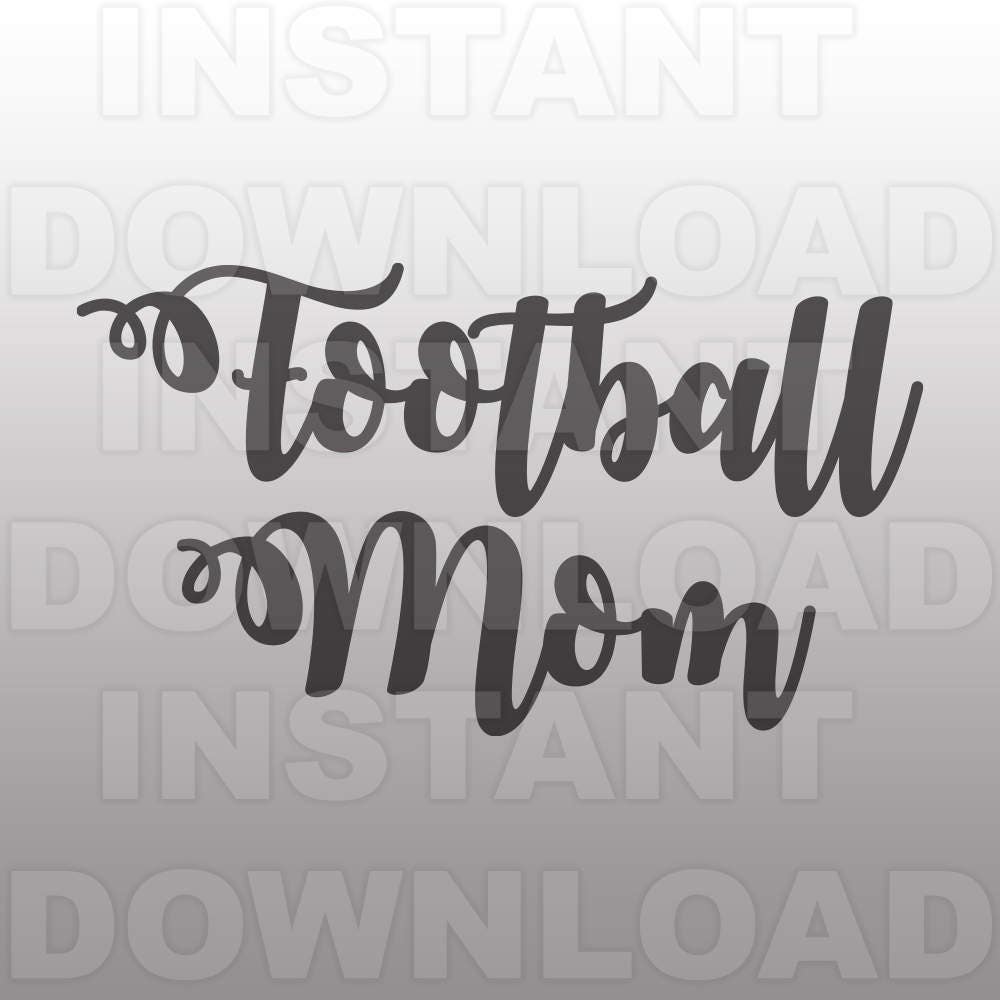 Football Mom Script Font SVG File - Etsy