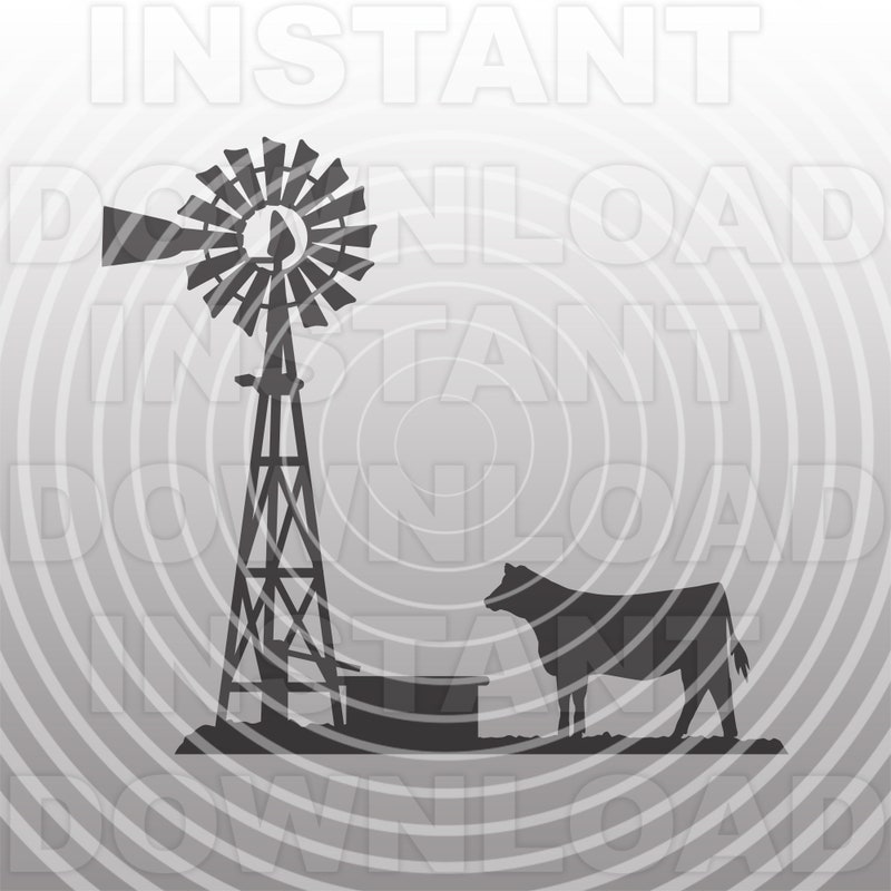 Windmill Decal - Etsy