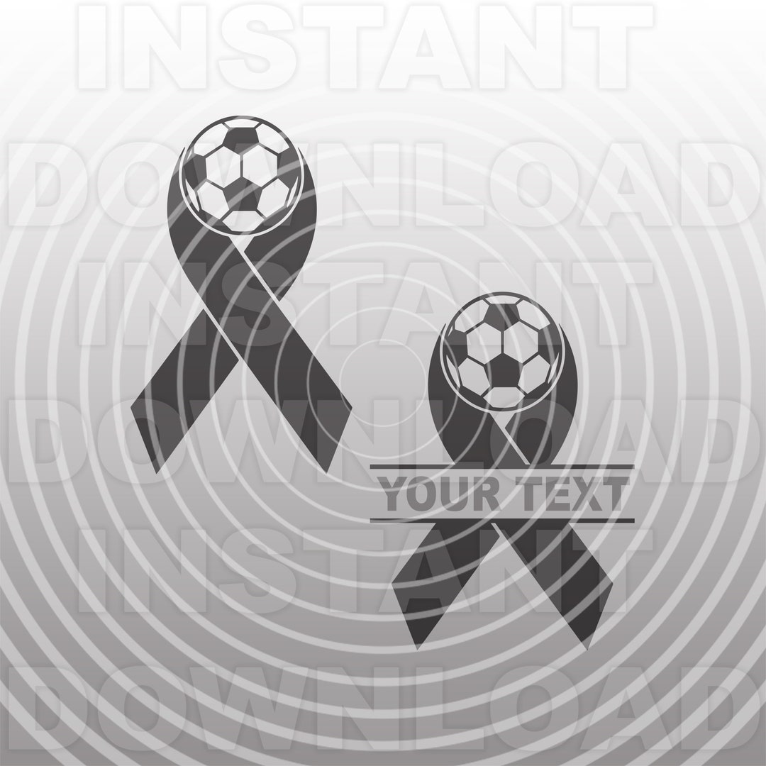 Cancer Awareness Ribbon SVG File,soccer Tournament Cancer Fundraiser ...