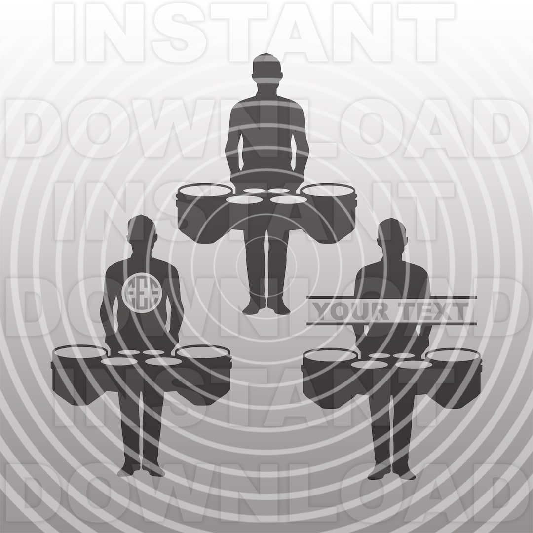 Marching Band Tenor Drummer SVG File,drumline Svg,drum Corps Svg,color ... Marching Band Tenor Drummer SVG File,drumline Svg,drum Corps Svg,color ...