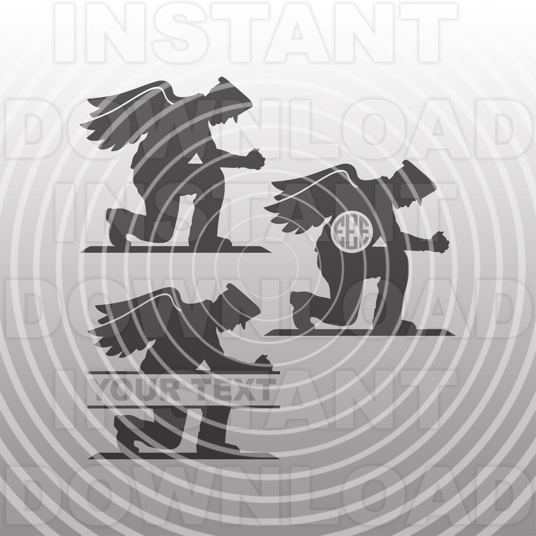 Police Officer Policeman Angel Kneeling SVG File,police Memorial SVG ...