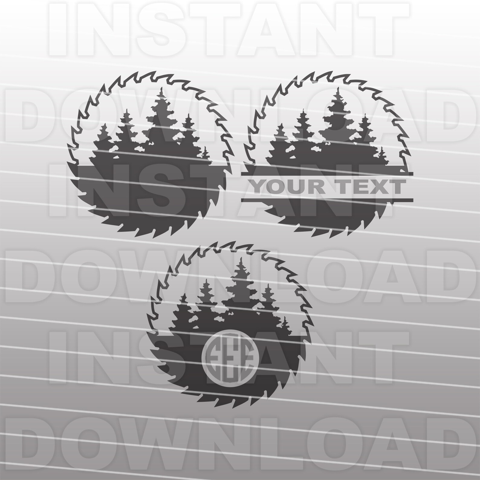 Woodworker Saw Blade SVG File,pine Forest Svg,logging Svg,logger Svg ...
