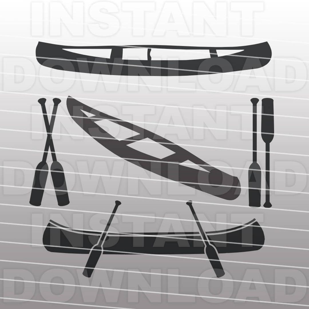 SVG Bundle,canoe SVG File,canoe Paddle SVG File,lake Svg-cut File ...