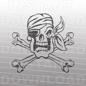 Pirate Skull SVG File,halloween Svg,spooky Svg,horror Svg -vector Art ...