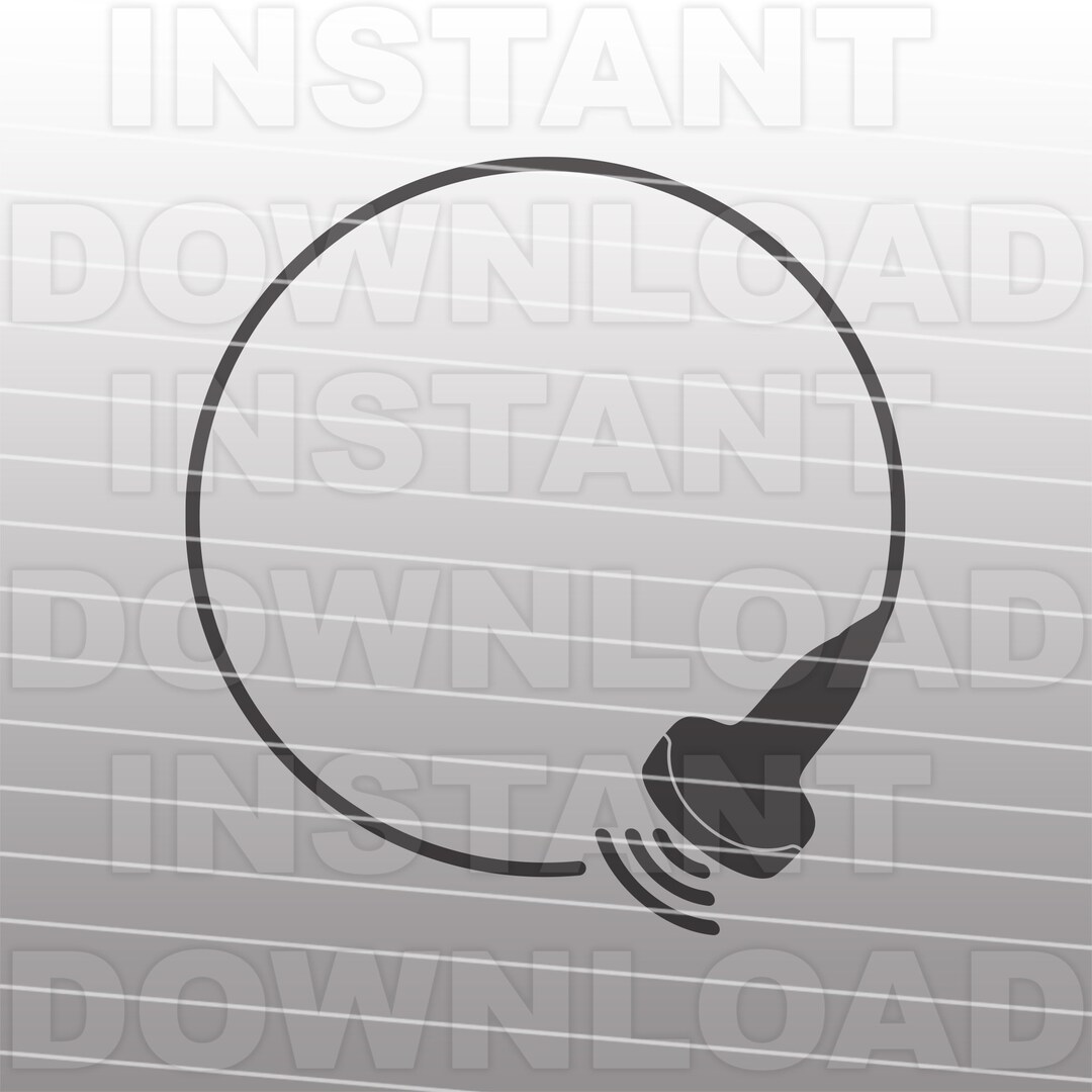 Ultrasound Tech SVG File,ultrasound Probe Svg,sonographer Circle ...