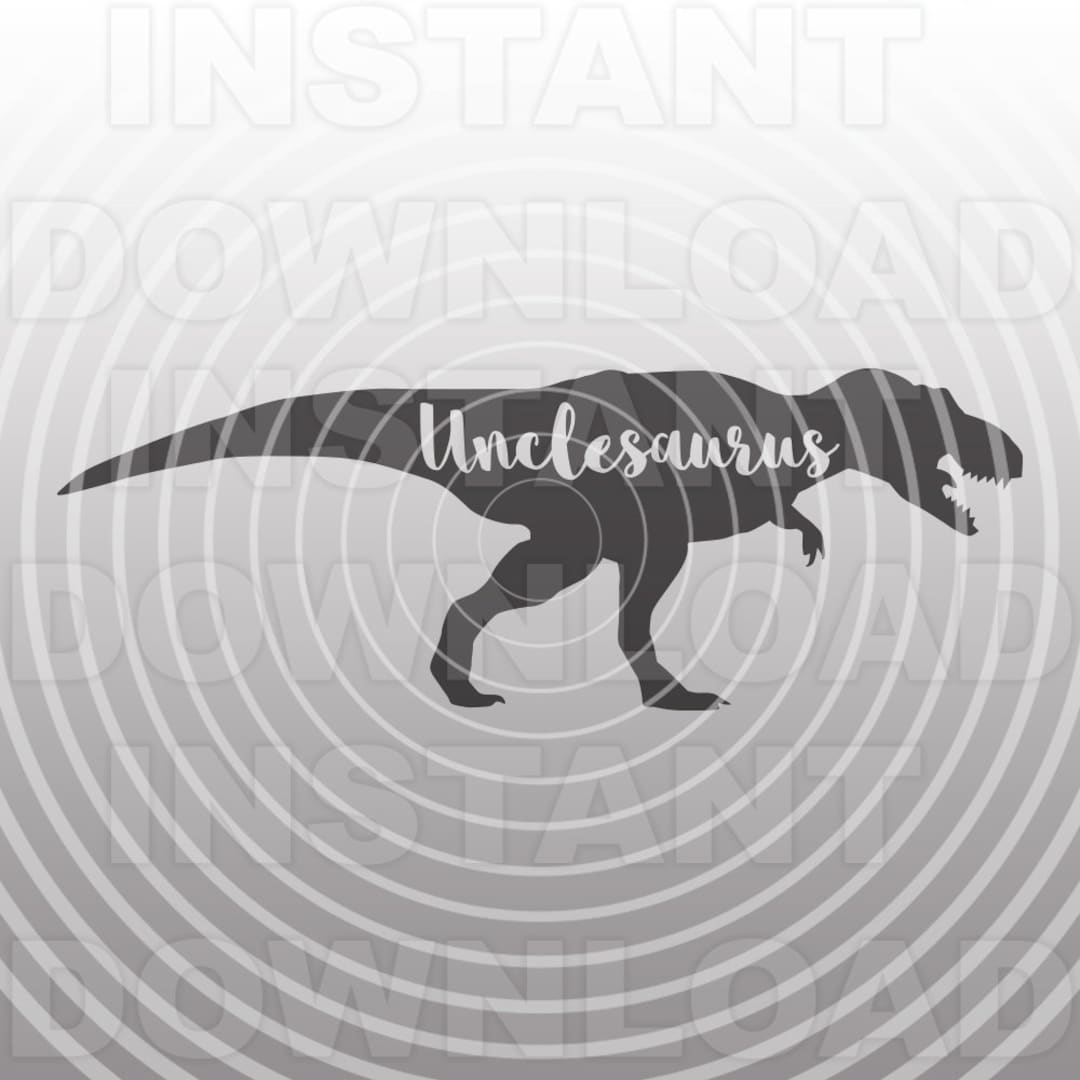 Uncle Saurus SVG File,dinosaur Svg,t-rex Svg,dinosaur Uncle Svg -vector ...
