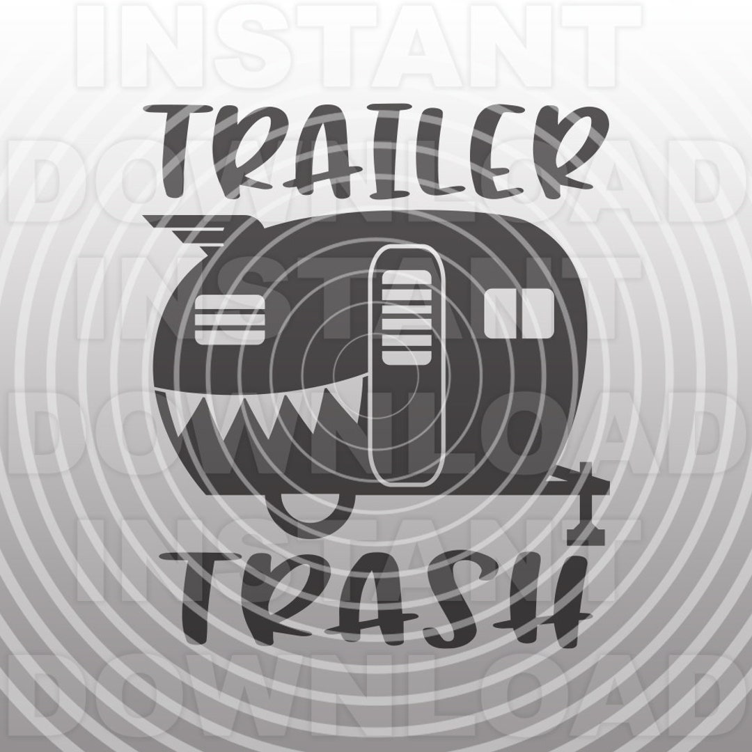 Retro Camper SVG File,funny Trailer Trash Camping SVG File,vintage ...
