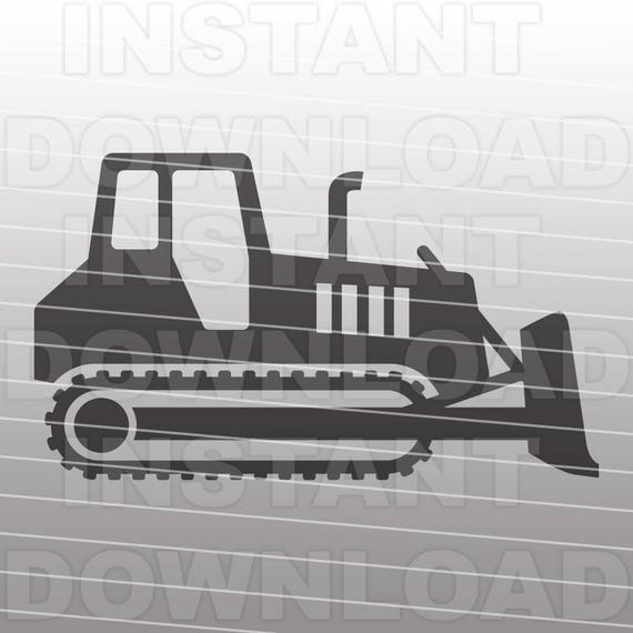 Bulldozer Construction Heavy Machinery Dozer SVG File Cricut - Etsy